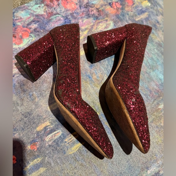 Alice + Olivia | Shoes | Alice Olivia Glitter Shoes | Poshmark